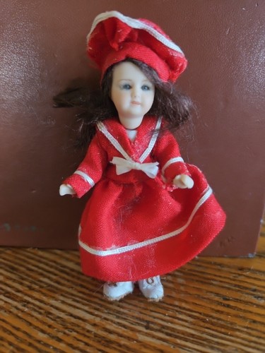Doll Artist Cathy Hansen or Darlene Lane All Bisque Mignonette Doll 3 1 ...