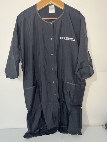 GOLDWELL Colorist Smock 100% nylon Snap closure Black 351684AS New ...