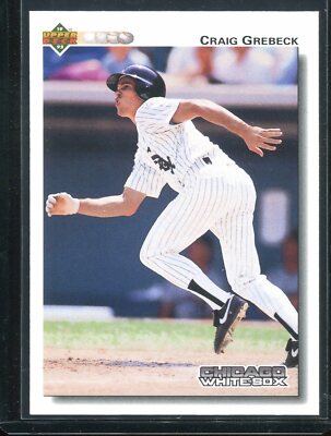 1991 Upper Deck Baseball Craig Grebeck #603 Chicago White Sox Infield ...