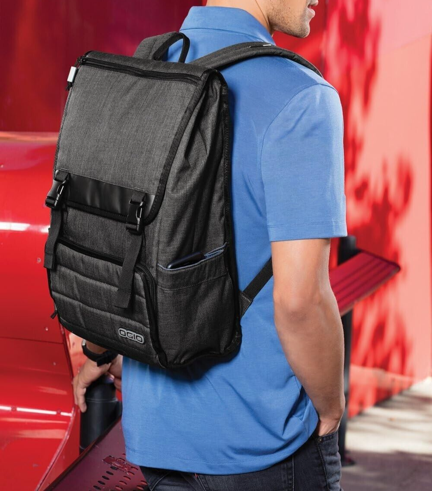 OGIO Apex Rucksack 17" Computer Laptop Backpack - Heather Grey | eBay