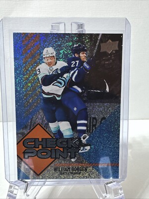 2024-25 UPPER DECK WILLIAM BORGEN CHECKPOINT SPECKLE PARALLEL #CP-20 ...