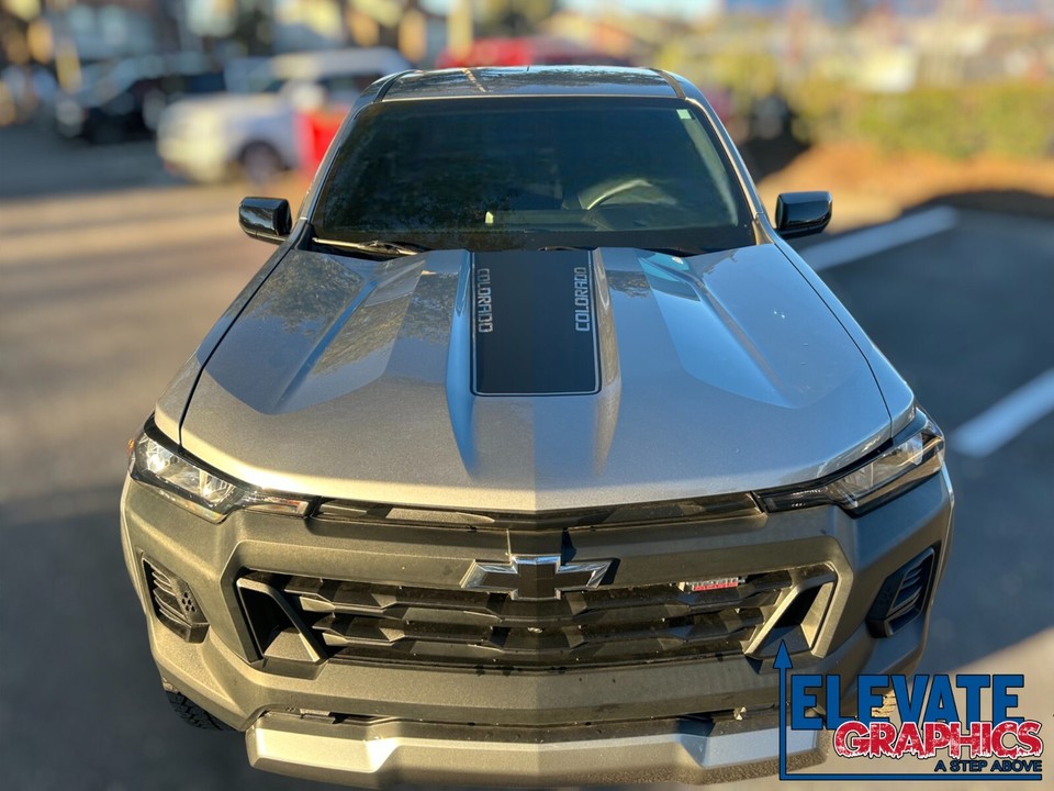 2023-2025 For Chevy Colorado Decals Hood Robber Stripes Stickers And ...