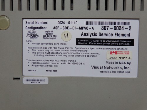 Visual Networks 807-0024-2 Uptime Wan Management Analysis Service | eBay