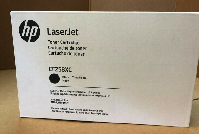 HP CF258X High Yield Toner Cartridge - Black for sale online | eBay