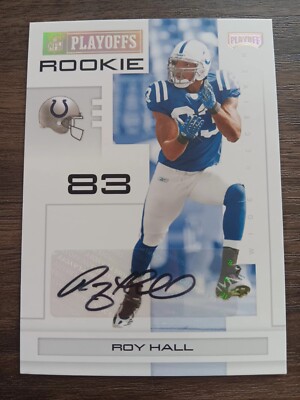 2007 Playoff NFL Playoffs - Signature Gold #152 Roy Hall | eBay