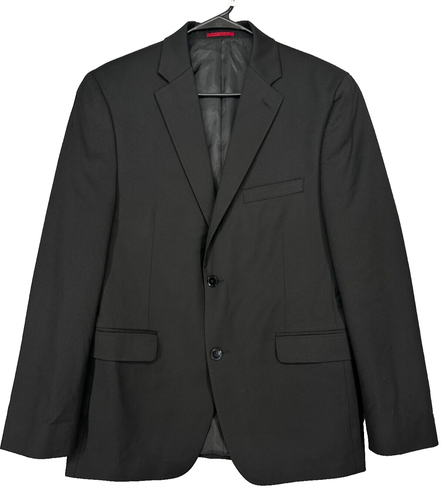 ALFANI Suit Jacket Size 40R Black Solid Stretch Performance Slim Fit ...