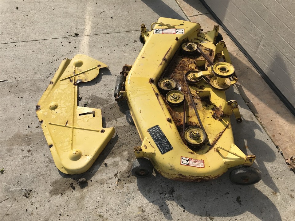 JOHN DEERE 46” MOWER DECK 180 185 "EARLY VERSION" | eBay