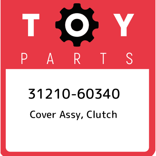 31210-60340 Toyota Cover assy, clutch 3121060340, New Genuine OEM Part ...