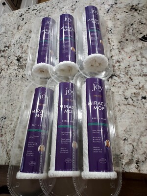 LOT OF 6 NEW Joy Mangano The New Miracle Mop Refill Replacement Heads ...