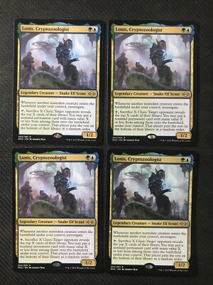 MTG Lonis, Cryptozoologist x4 Modern Horizons 2 Rare Nonfoil NM/M ...