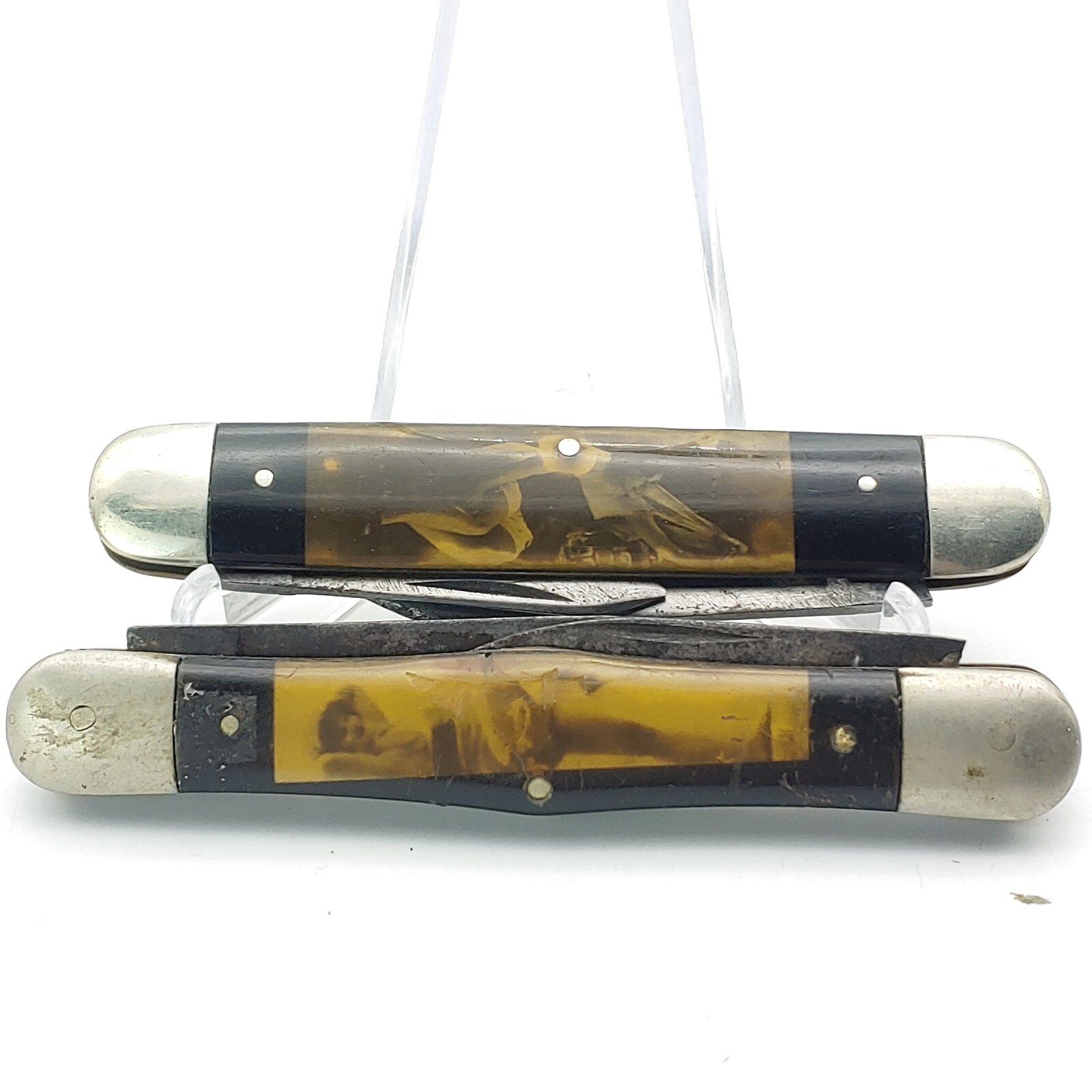 Vintage G. R. C. Co Chicago Curvy Pin Up Girl sexy lady Pocket Knife ...