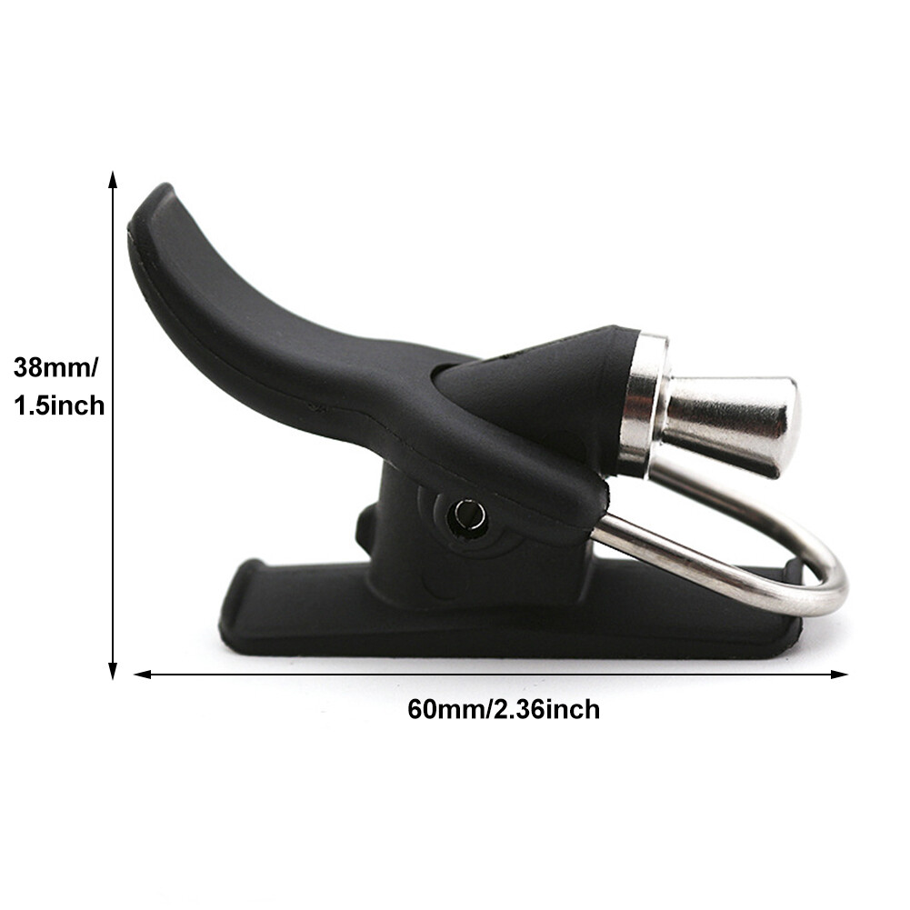 Thumb Button Fishing Casting Trigger Aid Fixed Spool Shore Clip Surfing ...