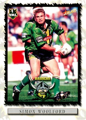 2000 CANBERRA RAIDERS NRL Card SIMON WOOLFORD | eBay Australia