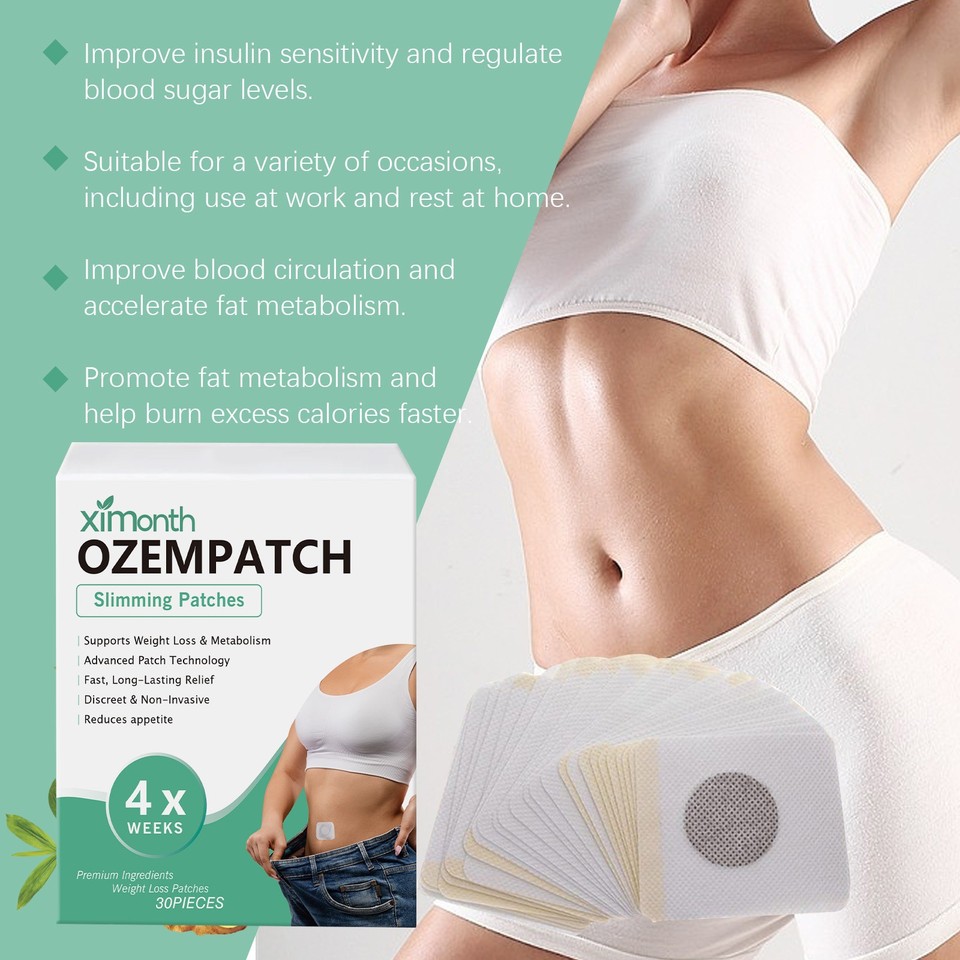 Rejuvacare OzemPatch Herbal Health Detox Slimming Belly Pellet Weight Loss Patch | eBay