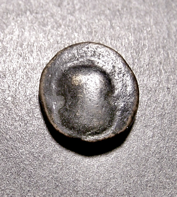 Greek Coin Trident Dolphin and Boeotian Shield Ancient Greece 12mm c ...
