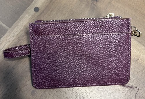 Nanette Lepore Kyle Top Zip Wristlet Wallet - Plumberry Purple | eBay