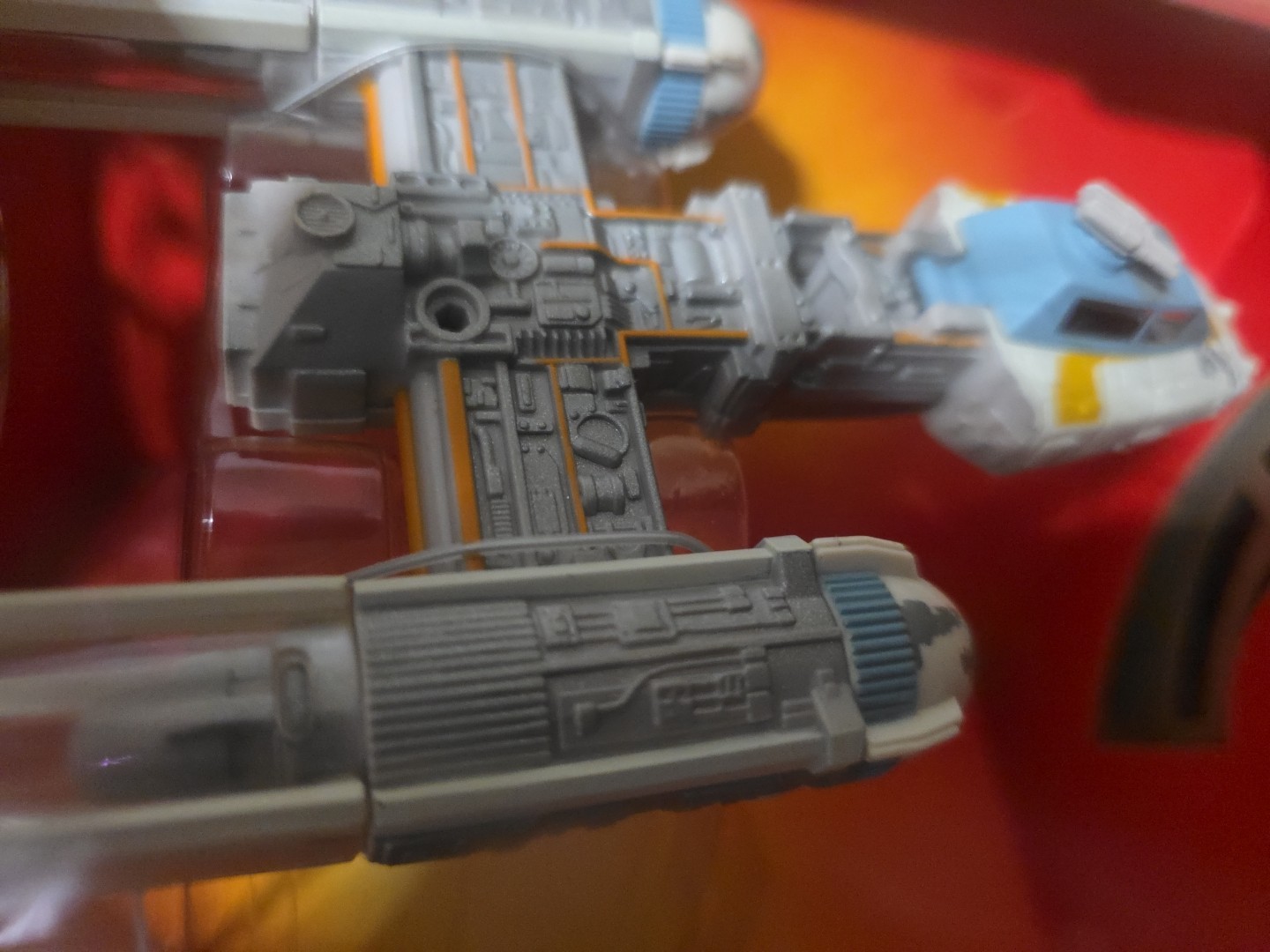 Micro-Machines Star Wars Action Fleet Y-Wing Starfighter Gold Leader ...