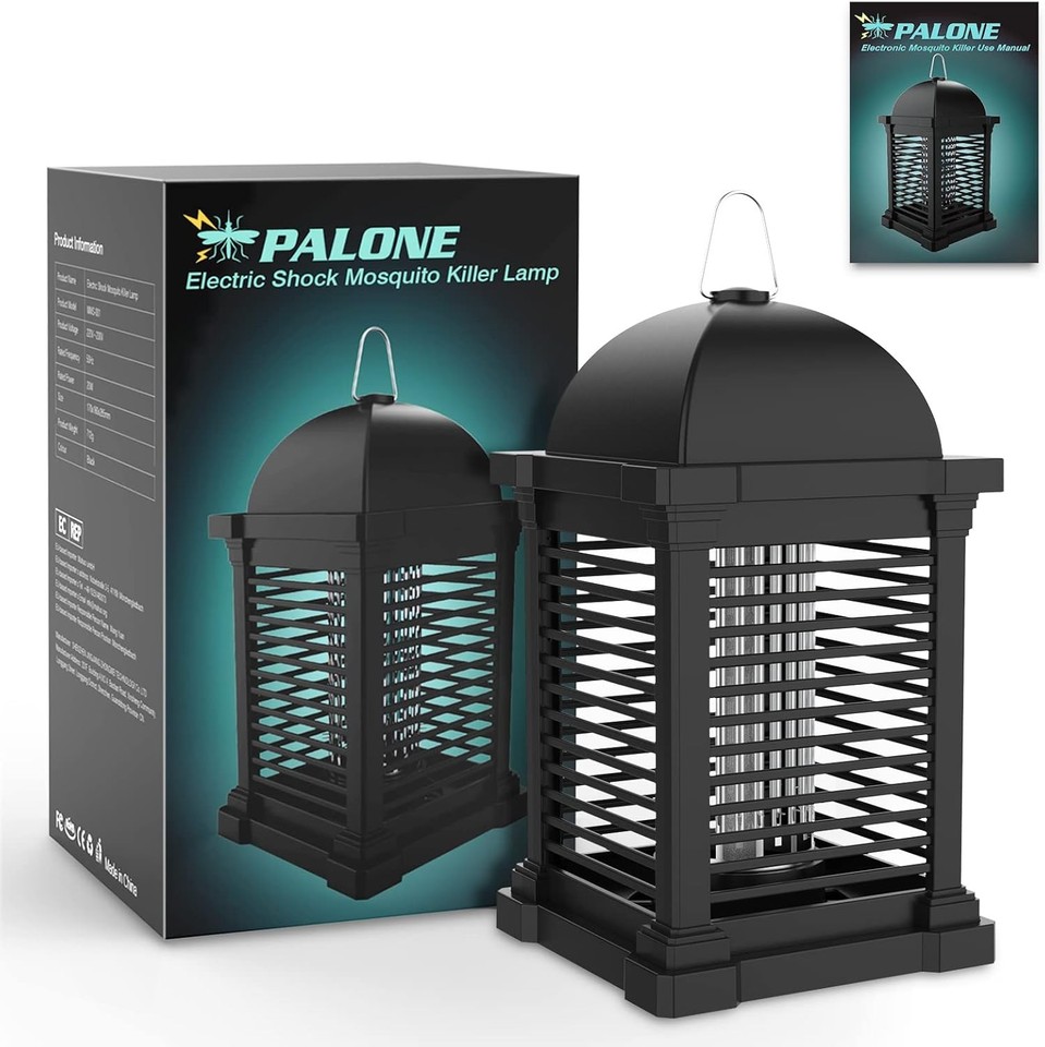 Mosquito Fly Bug Insect Zapper Killer Indoor Outdoor Electronic Light ...
