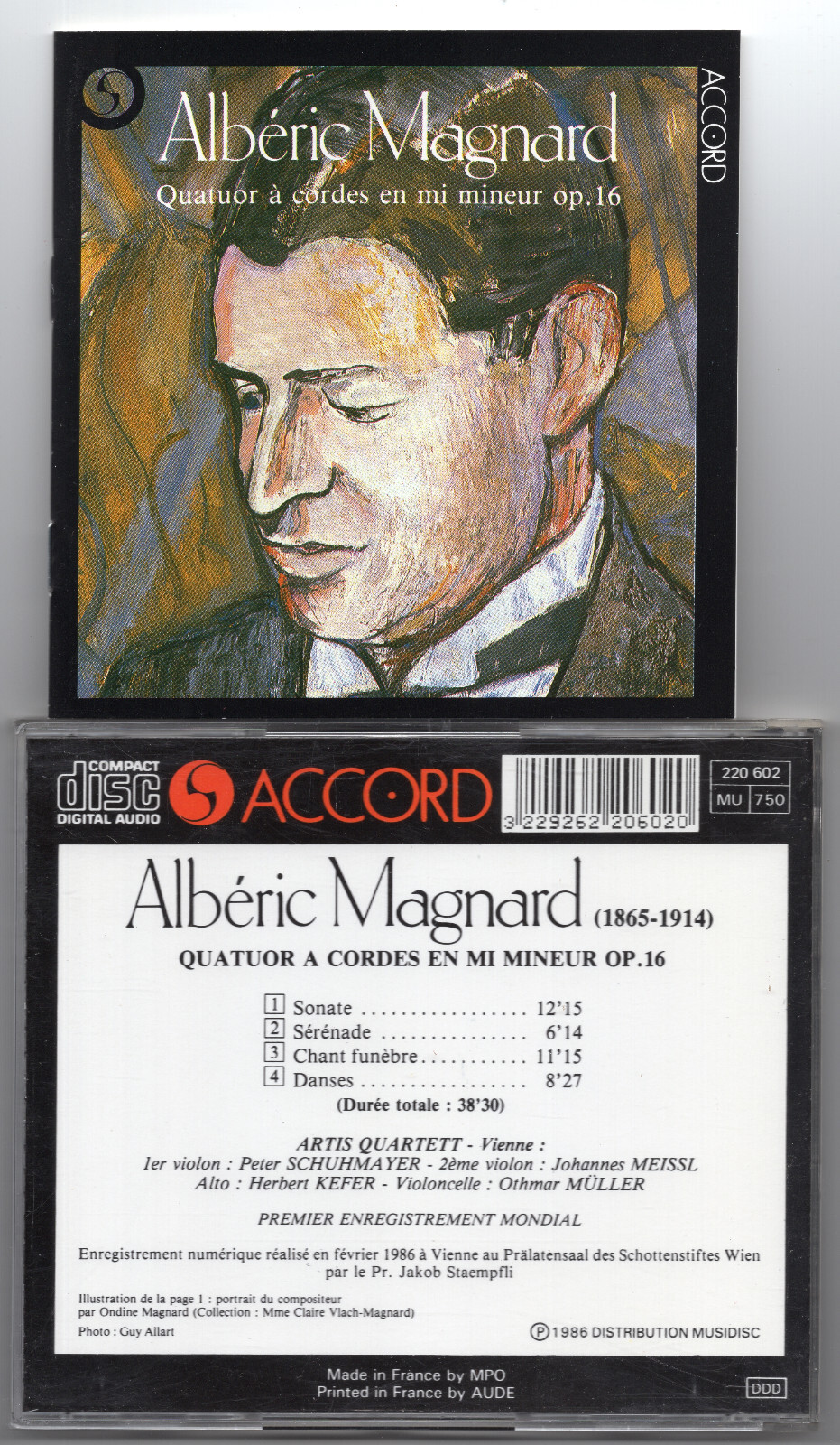 Alberic Magnard - String Quartet in e minor, Op. 16, Artis Quartett ...
