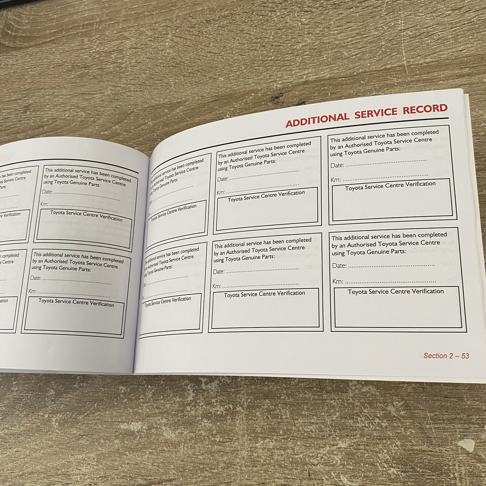 120 SERIES TOYOTA LAND CRUISER PRADO SERVICE LOG BOOK BOOKLET | eBay