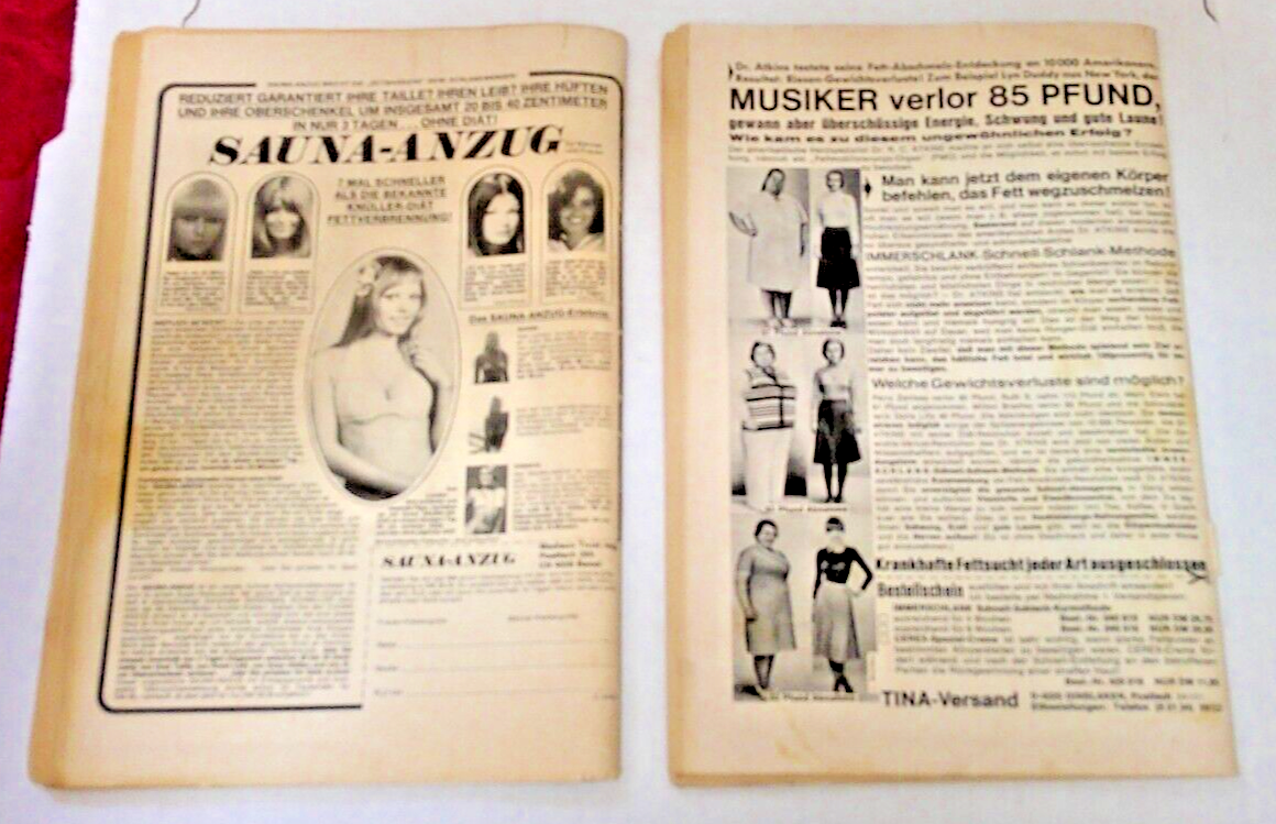 LOT OF 4 VINTAGE GERMAN ROMANCE MAGAZINE BOOKS | eBay