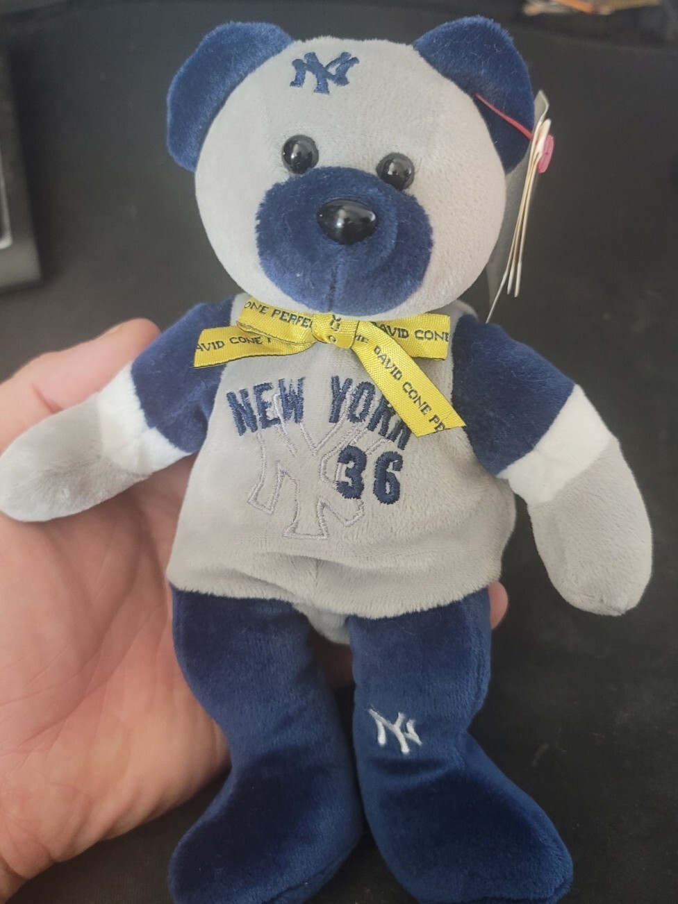 New 1999 Team ML Bears Authentic New York Yankees 8" Plush Baseball #36 ...