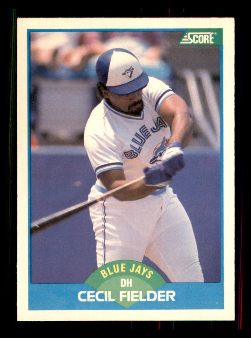 1989 Baseball 1989 Score Cecil Fielder Toronto Blue Jays #120 1 | eBay