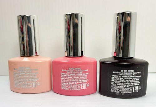 New (3) CND SHELLAC LUXE 60 Sec Removal GEL POLISH- Rosebud, Uncovered ...
