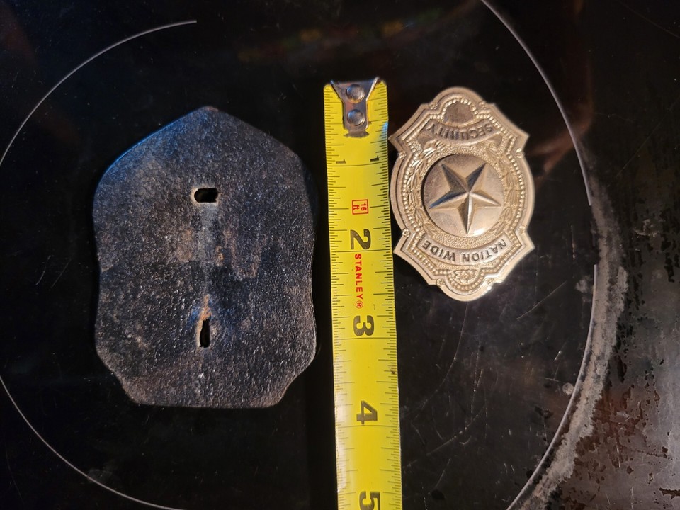 Vintage Private Nationwide Security Officer Shield Badge Metal With ...