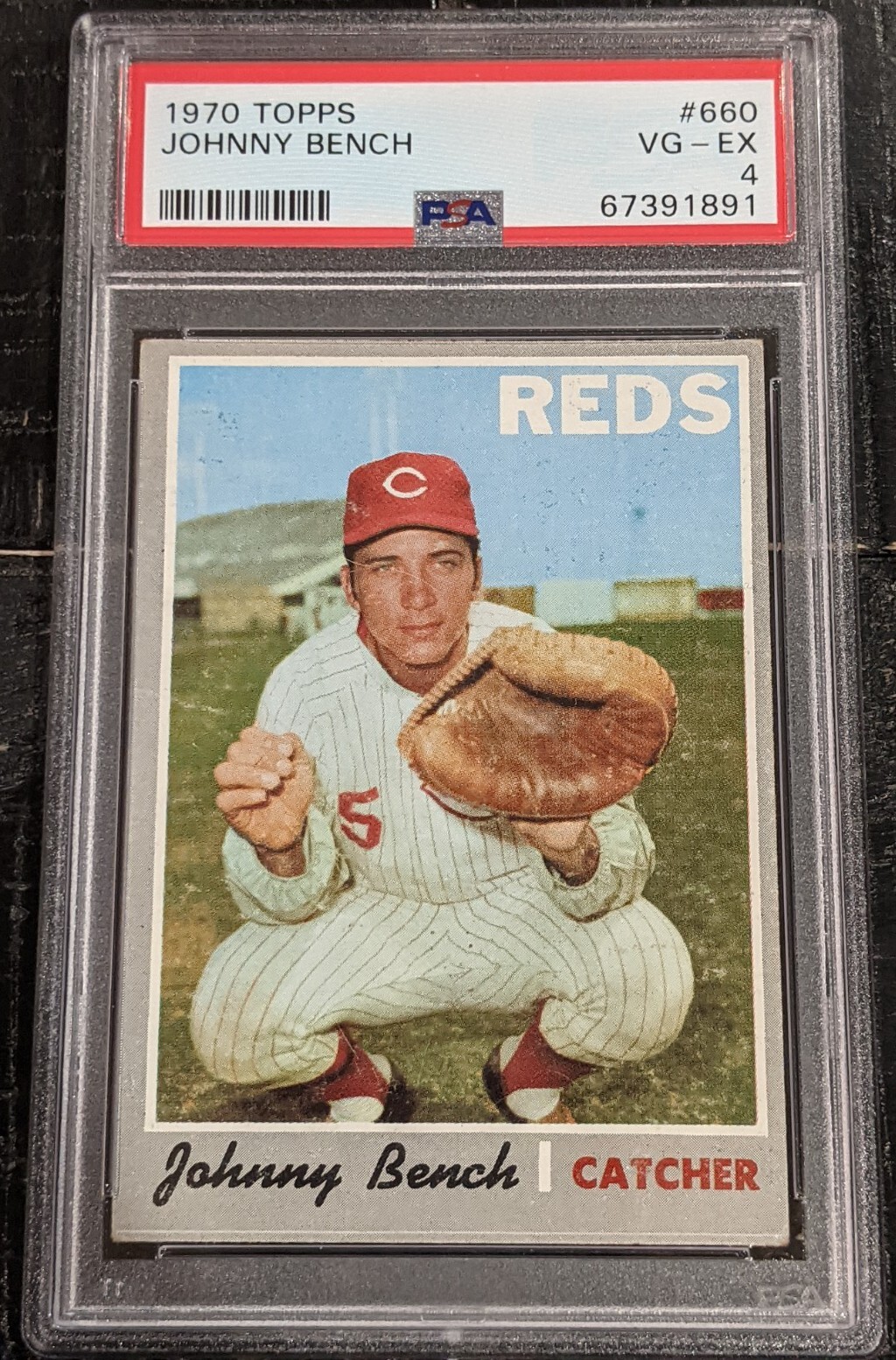 1970 Topps Johnny Bench PSA 4 VG-EX Original Vintage REDS #660 | eBay