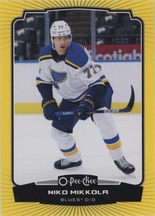 2022-23 O-Pee-Chee - Niko Mikkola #472 Yellow Border for sale online ...