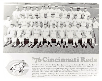 1976 World Champion Cincinnati Reds 8x10 Team Photo | eBay