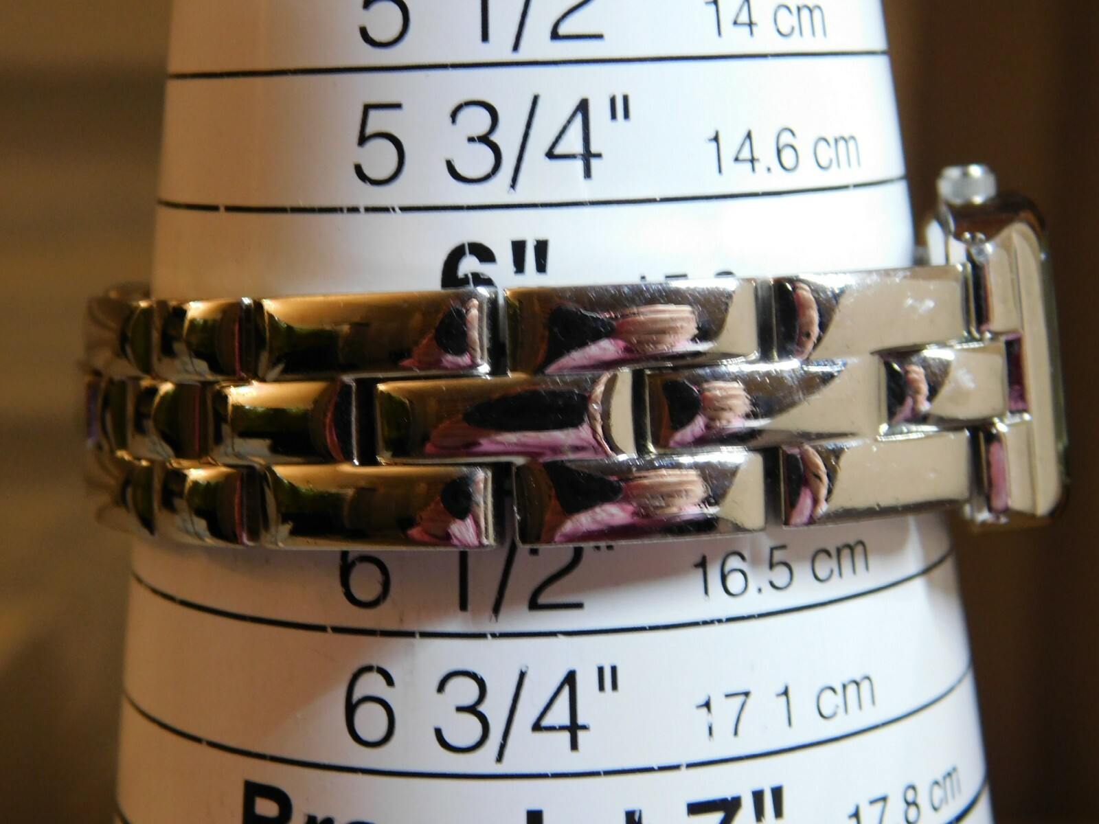 Talbots Watch Bracelet Band Silver Tone Battery TA-1003 for sale online ...