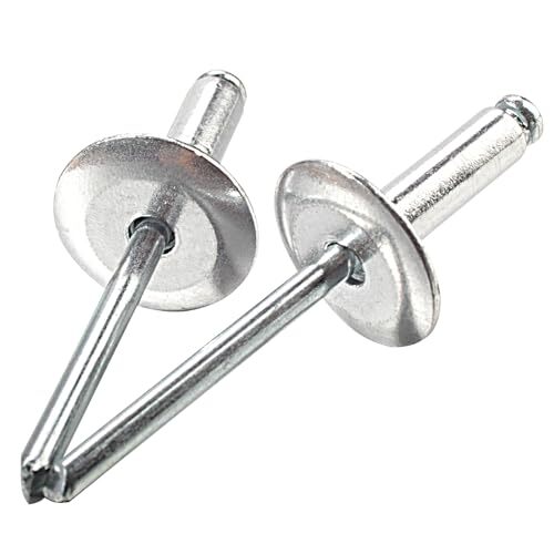 220PCS Large flange Rivets Pop Rivets Assortment 220/Large head set ...
