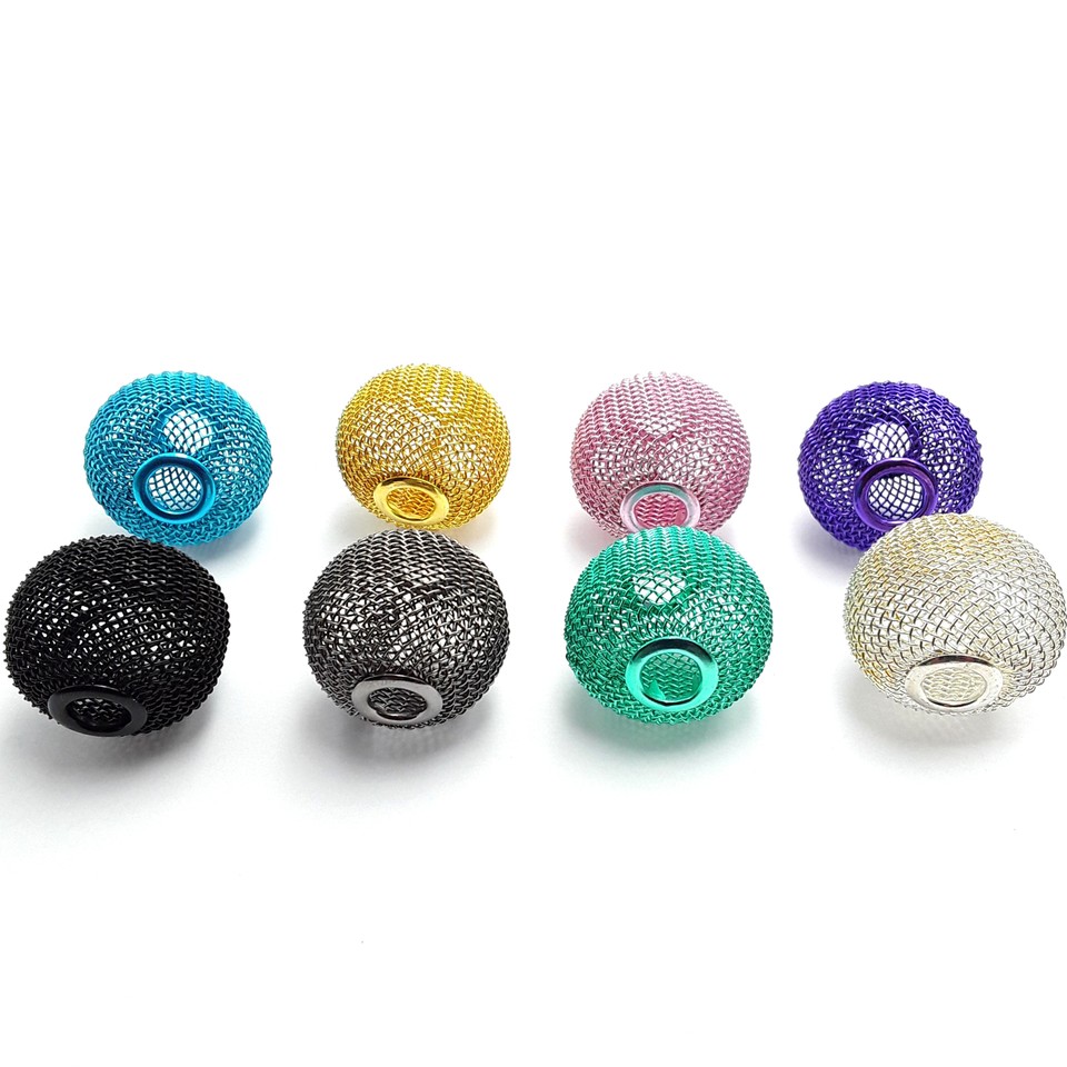 Metal Wire Mesh Ball Beads Size 26x30mm Sold Per Piece | eBay