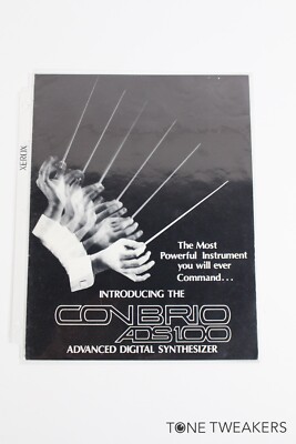 Con Brio ADS100 Digital Synthesizer Specsheet Catalog VINTAGE SYNTH ...