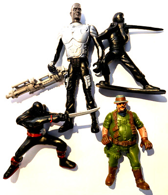Lot of Four Plastic Diecast Action Figure Toys ready for action | eBay