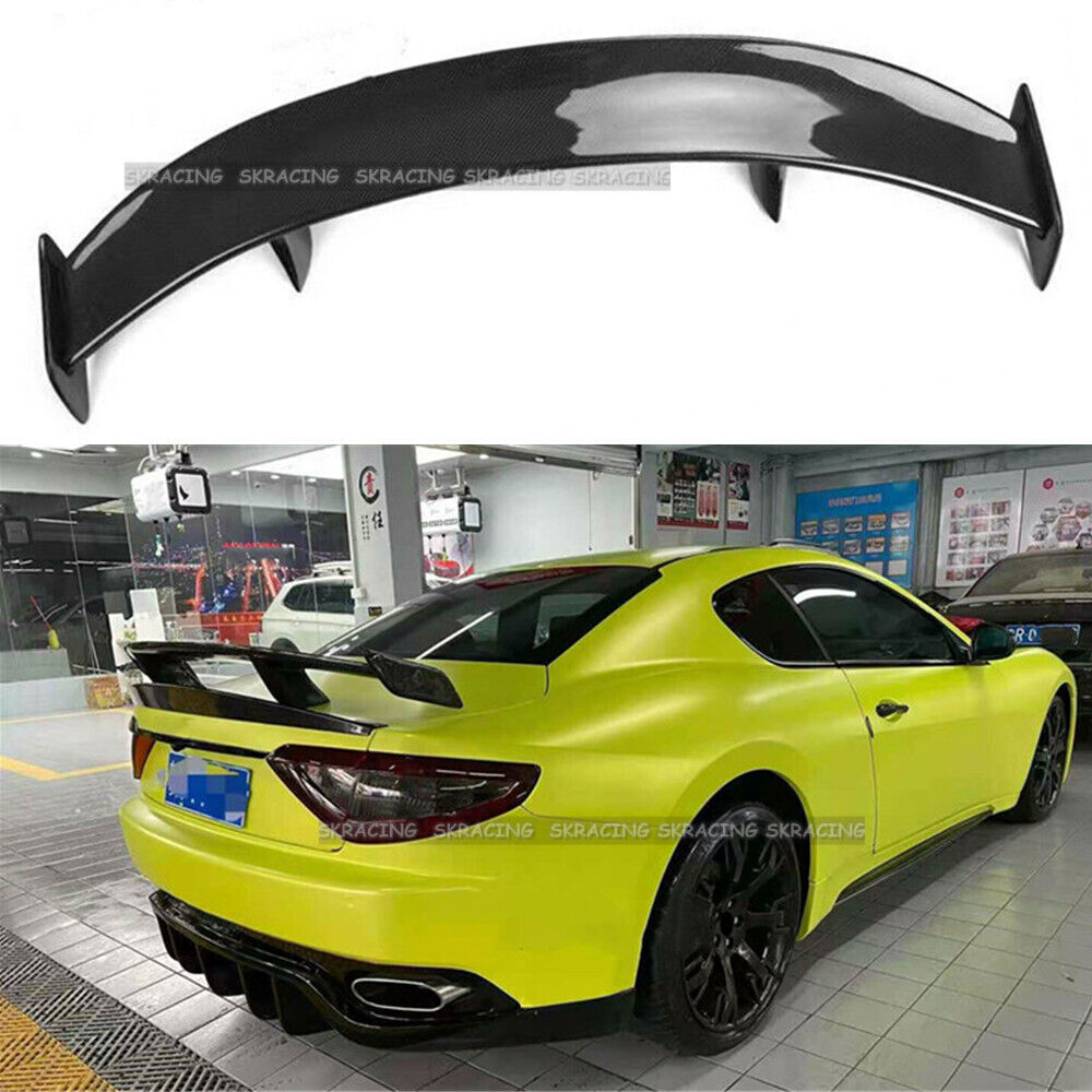 Carbon Fiber Rear GT Style Spoiler Wing For Maserati Gran Turismo Fit 4 ...