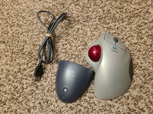 Logitech Cordless TrackMan Wheel W/ Receiver | eBay