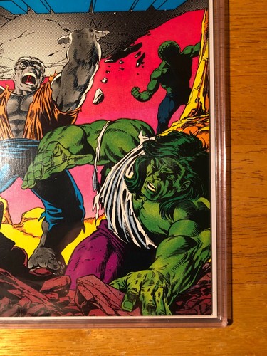 Incredible Hulk #332 1987 NM+ McFarlene Art Gray Hulk Sent w/ hard ...