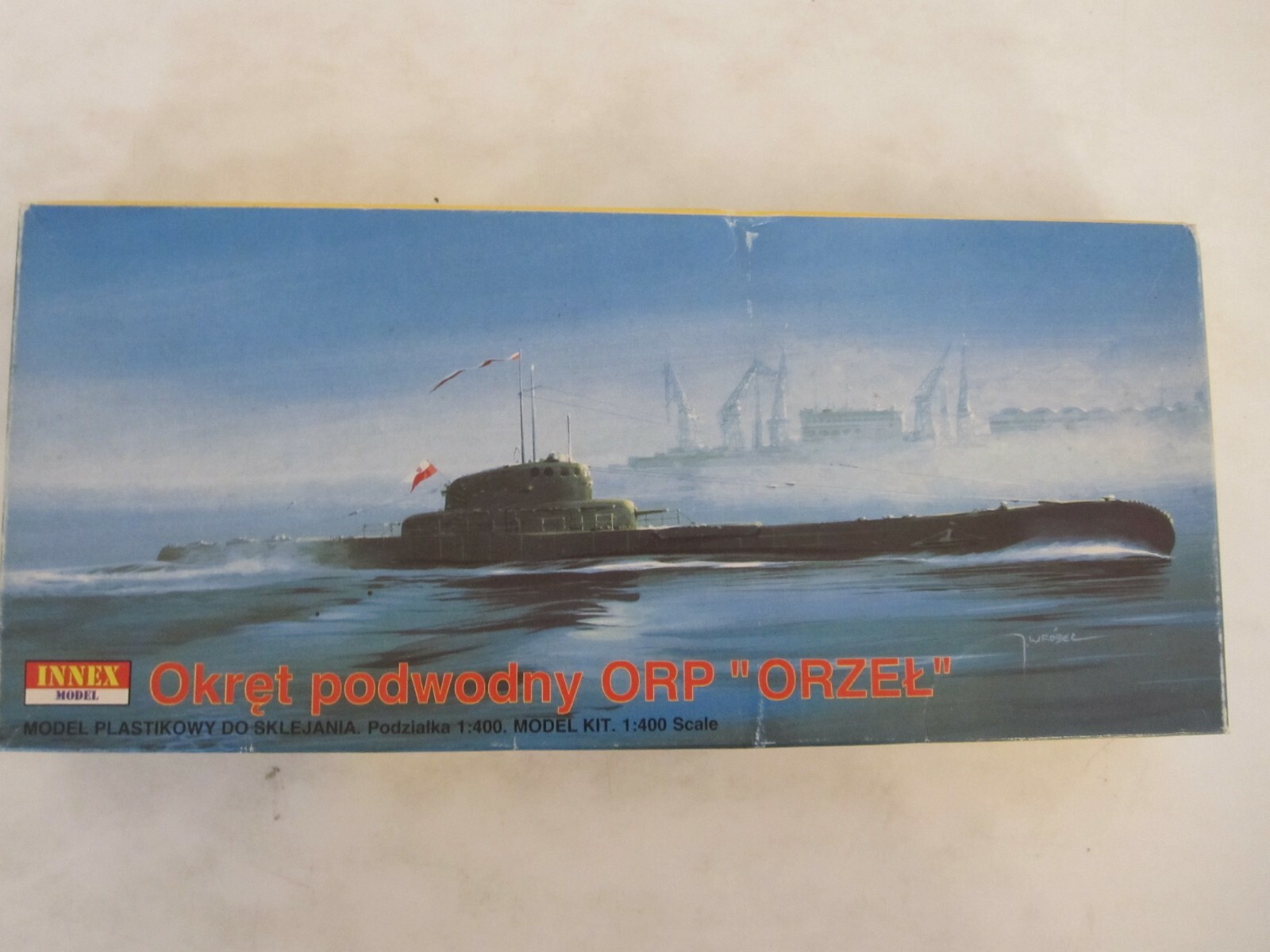 Innex Model - Okret podwodny ORP "ORZEL" 1:400 Scale with English ...