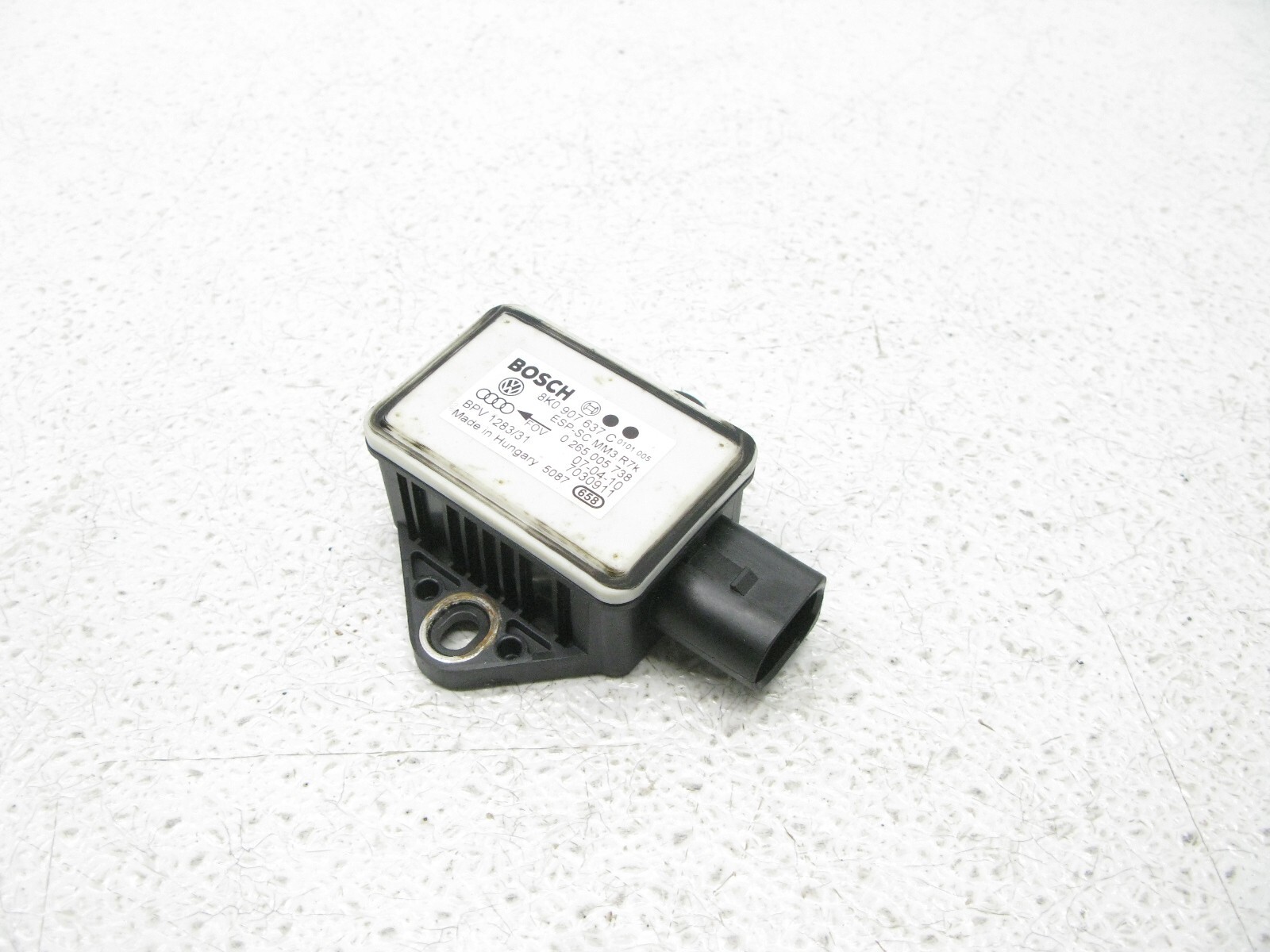 09-12 AUDI B8 A4 S4 YAW ESP RATE SPEED SENSOR CONTROL MODULE UNIT OEM ...