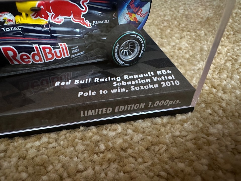 1/43 Minichamps 413100305 Red Bull Racing RB6 Sebastian Vettel 2010 ...