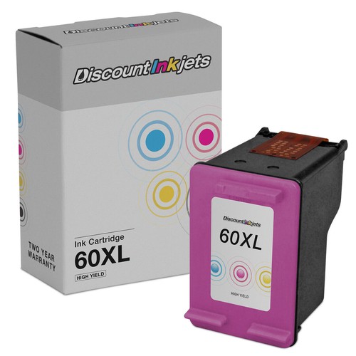 DI TriColor Ink Cartridge for HP 60XL use in HP Deskjet F4280 D1660 ...