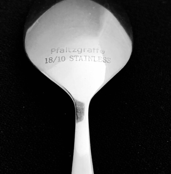 PFALTZGRAFF Stainless NUANCE Set Of 3 SERVING SPOONS 9 1/8" Solid ...