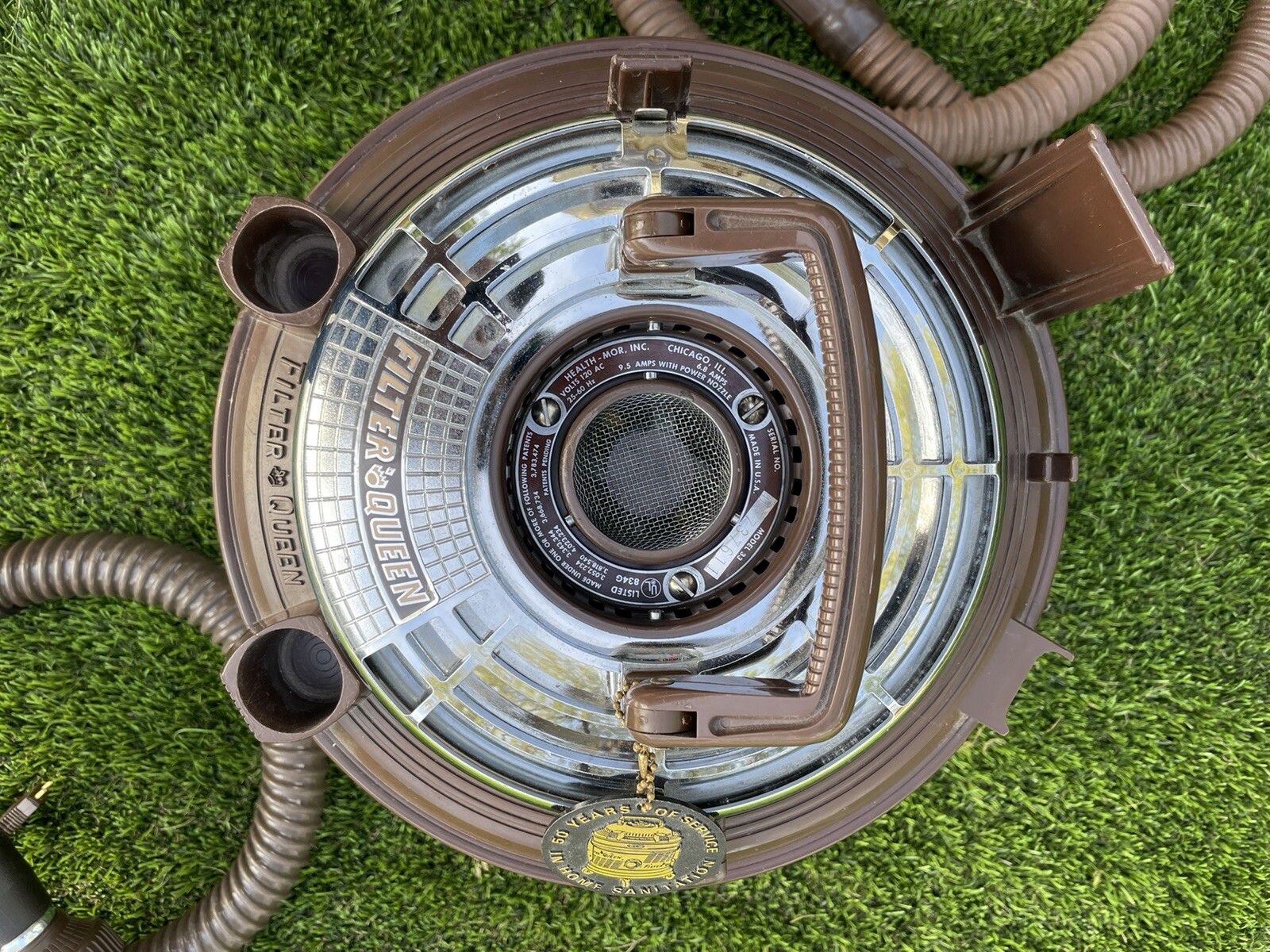 Vintage Filter Queen Model 33 Canister Vacuum Cleaner ~ Works w ...