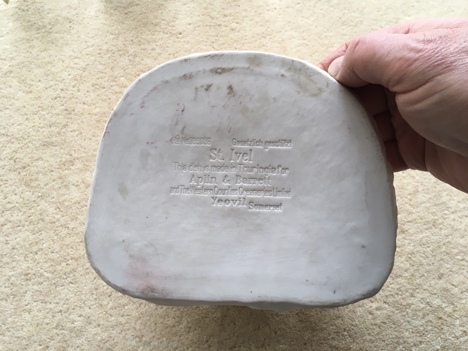 SCARCE C1910 St IVEL CHEESE APLIN&BARRETT YEOVIL SOMERSET COUNTER TOP ...