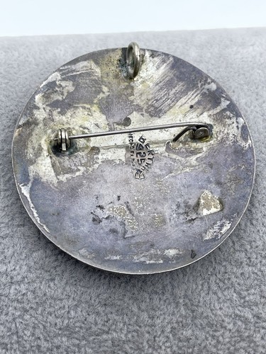 Vintage Hand Crafted Mexico Aztec Pendant 925 Sterling Silver | eBay