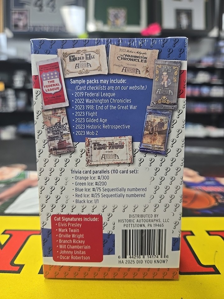 2025 Historic Autograph Card Co. Did You Know Box Factory Sealed | eBay
