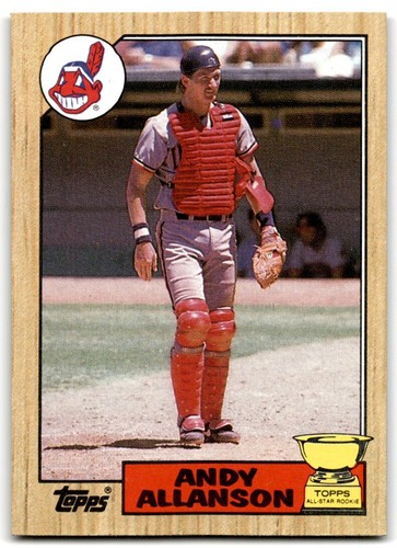 1987 Topps Andy Allanson Rookie cup Cleveland Indians #436 | eBay